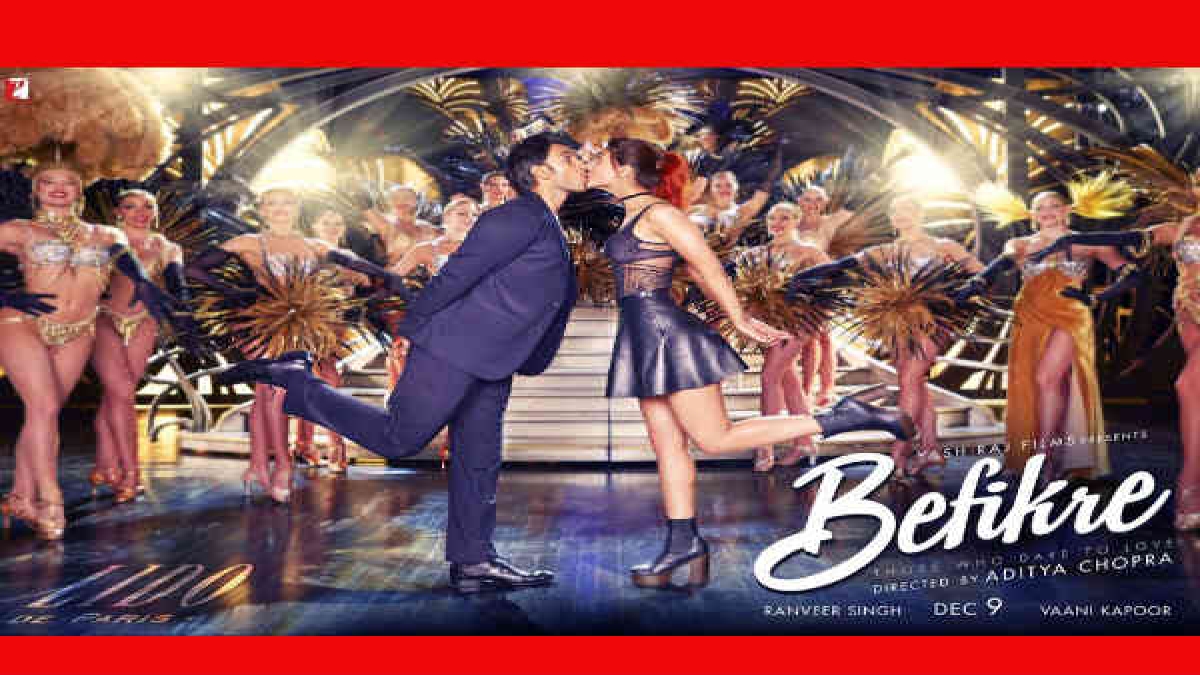 Befikre new poster, starring Ranveer Singh- Vaani Kapoor - Hindi Filmibeat