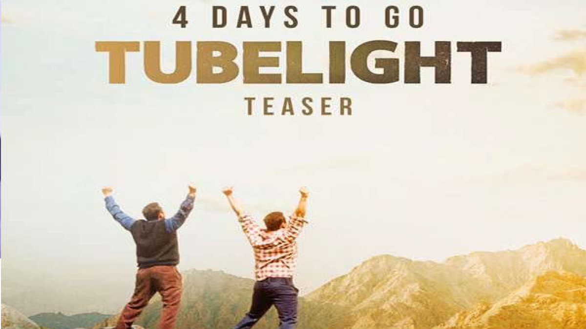 New Tubelight poster with Salman Khan Sohail 4 days to tubelight teaser ...