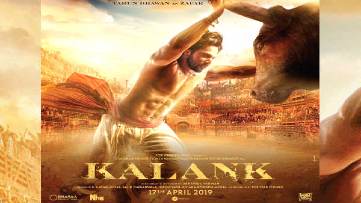 Kalank new poster released featuring Varun Dhawan as Zafar - Hindi ...