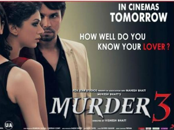 Murder 3 has open to poor response at Box Office | मर्डर 3 की बॉक्सऑफिस ...