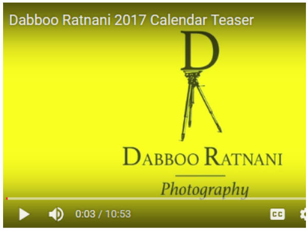Daboo Ratnani calendar 2018 teaser Shahrukh Priyanka Aishwarya Aamir ...
