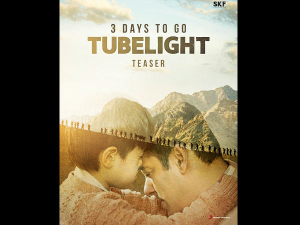 Tubelight Teaser Countdown Poster starring Salman Khan - Hindi Filmibeat