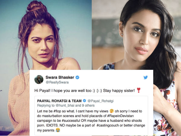 Payal Rohatgi insults Bollywood actresses, Swara Bhaskar hits back ...