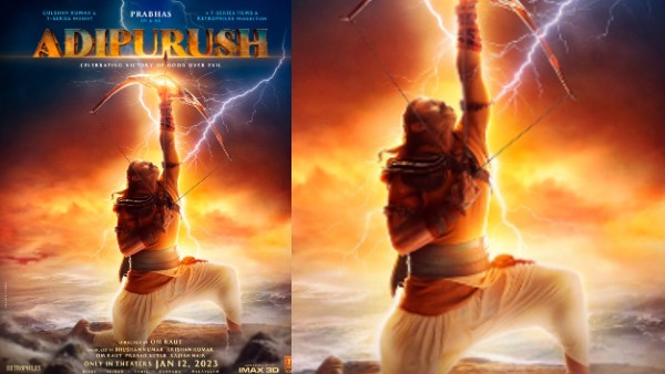 Adipurush first poster Prabhas as Lord Rama is ready to take on Ravana ...