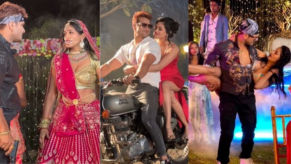 'Aara Mein' song is released, Khesari Lal Yadav and Divya Ralhan's new ...