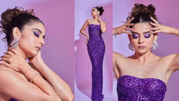 Mithila Palkar show off her bold look in red carpet filmfare award 2023 ...