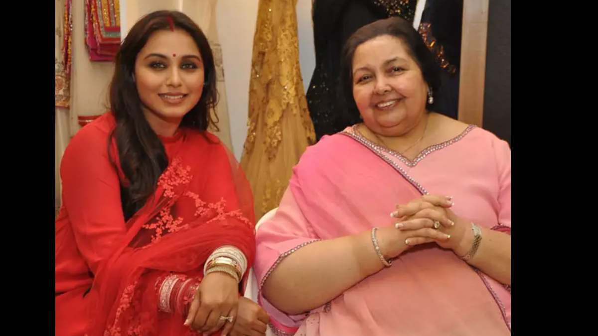 Rani Mukerji looks sad as her mother in law Pamela Chopra died, she ...