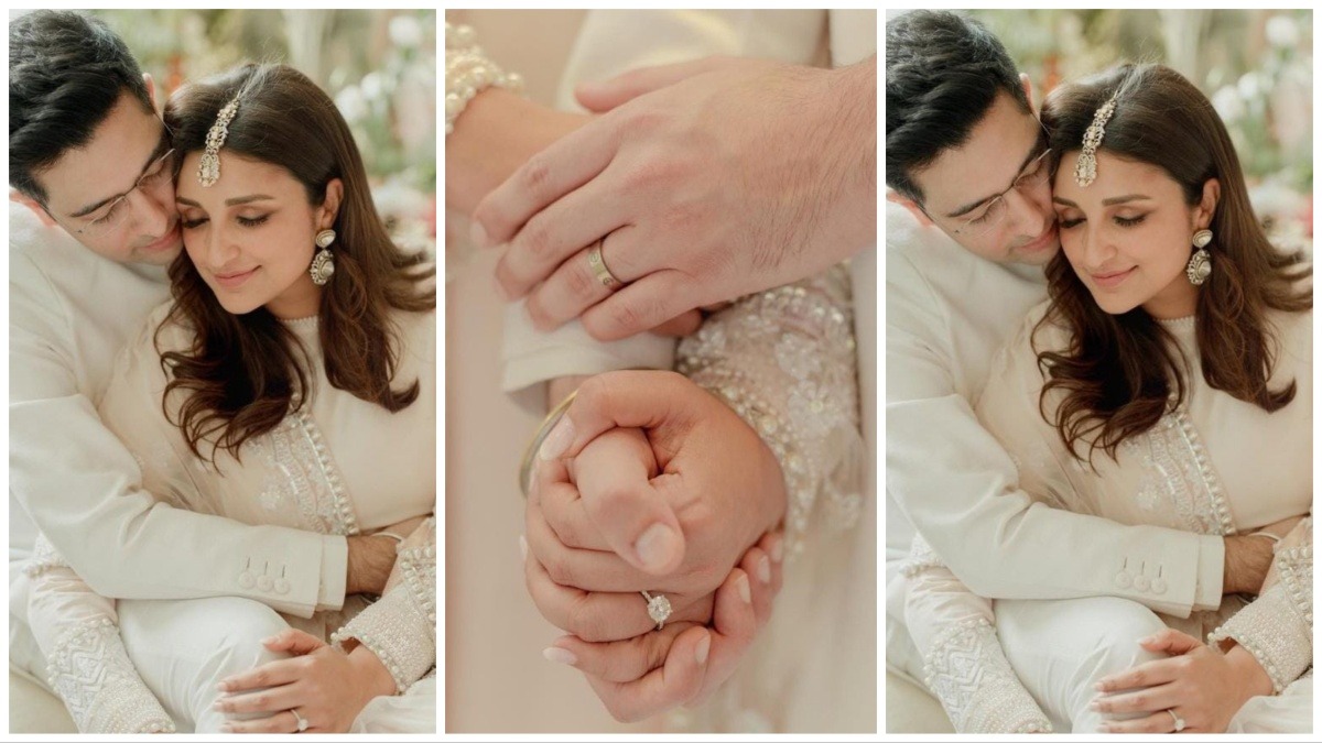 Parineeti Chopra Raghav Chadha Engagement Romantic Photos Viral See Pics - Hindi Filmibeat