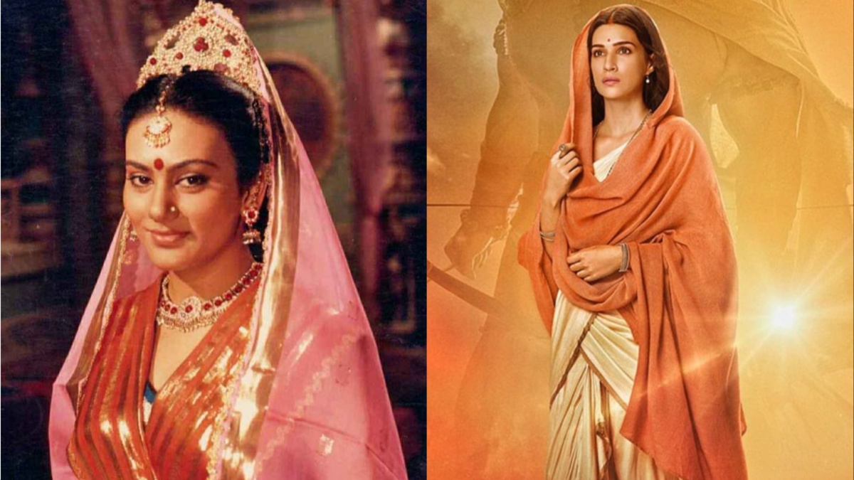 Ramayana fame Dipika Chikhlia shares a video as a Sita Adipurush makers ...