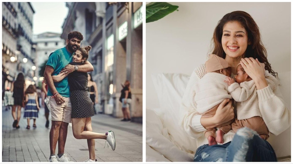 Vignesh wrote a lovely message by sharing cute pictures of Nayantara ...