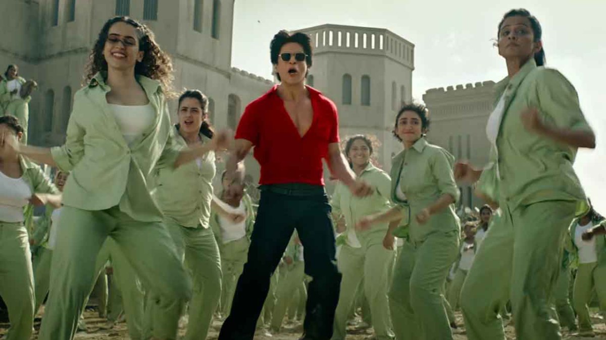 Jawan Song Zinda Banda, Shahrukh Khan dancing with Sanya Malhotra ...