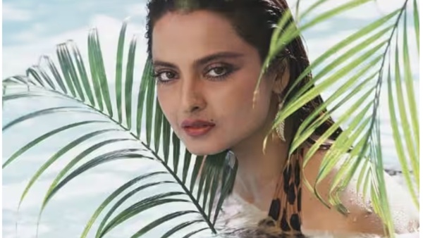 Rekha latest sensual photo shoot at 68 will make sara jahnvi sweatening ...