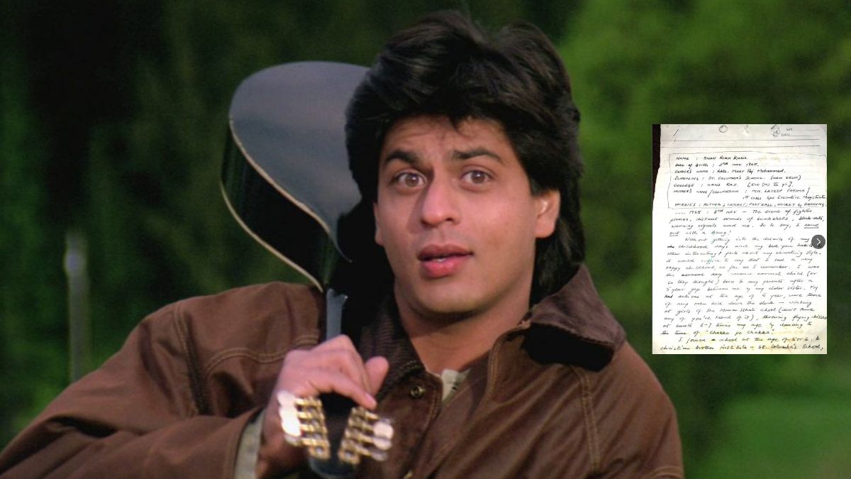 कॉलेज से सामने आए शाहरुख खान के नोट्स, हैंडराइटिंग पर दिल हार बैठे फैंस ...