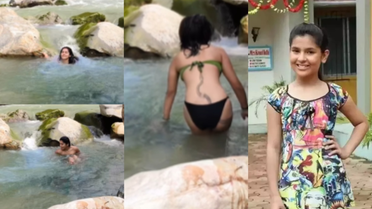 taarak-mehta ka ooltah chashmah fame sonu aka nidhi bhanushali sizzles in a bikini watch video ...