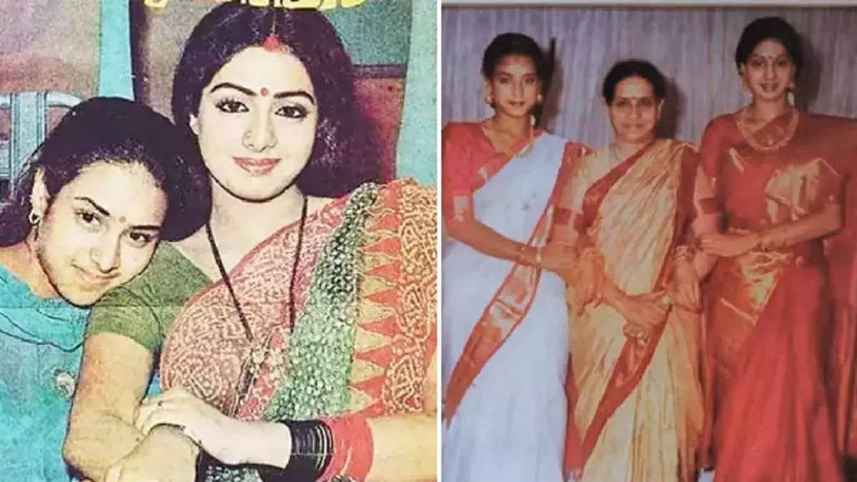 There was a rift between Sridevi and her sister srilatha over 7 crore ...