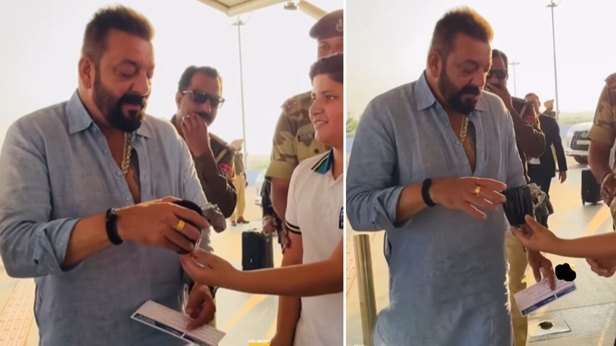 पुलिस के सामने संजय दत्त के हाथ में बंदूक पकड़ा गया लड़का Sanjay Dutt ...