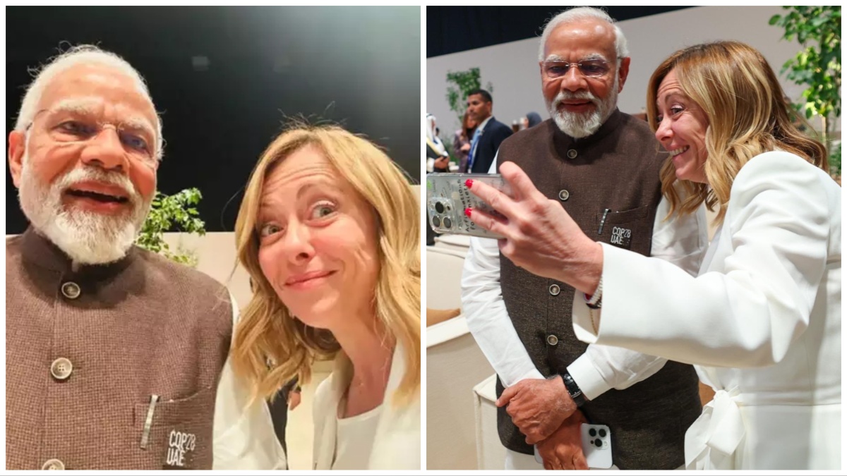 Pm Narendra Modi With italy PM Giorgia Meloni selfi viral with hashtag ...