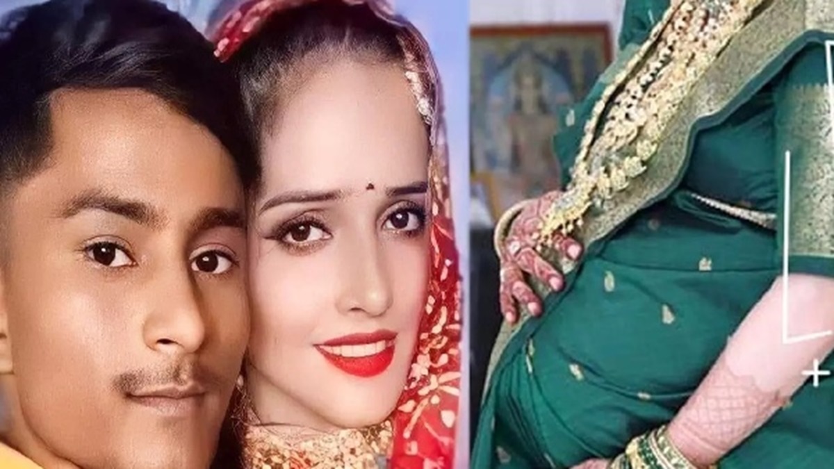 pregnant seema haider flaunts full grown baby bump in saree seema ...